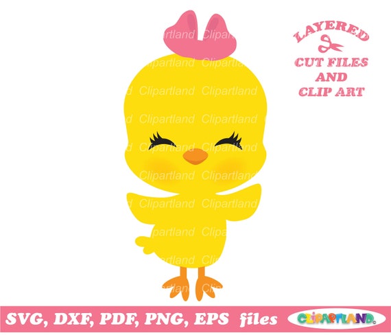 INSTANT Download. Cute Chick Girl Cut Files and Clip Art. - Etsy