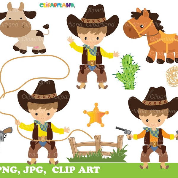 Cowboy Clip - Etsy