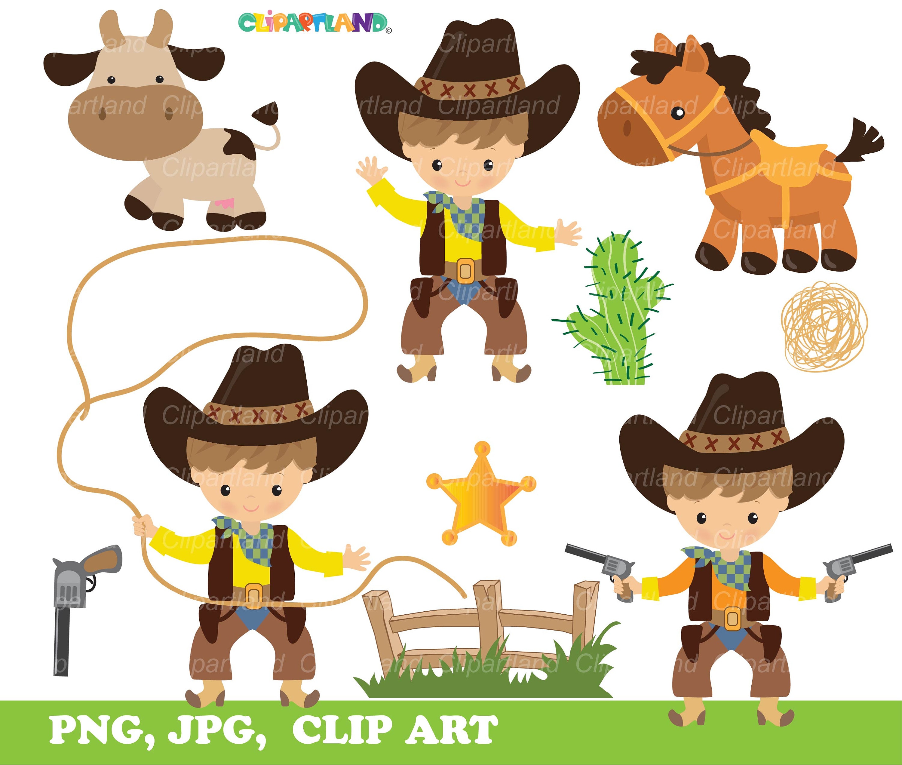 Cowboy Images Clip Art