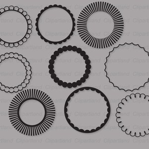 INSTANT Download. Round Borders Svg Cut Files. Rb_3. Personal and ...