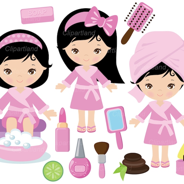 Spa Clip Art - Etsy