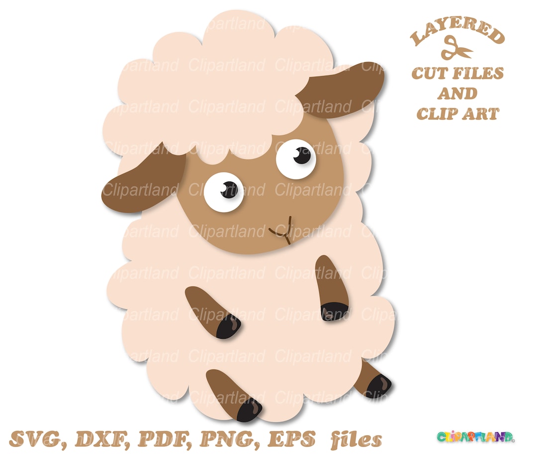 INSTANT Download. Cute Little Sheep Svg Cut File and Clip Art ...