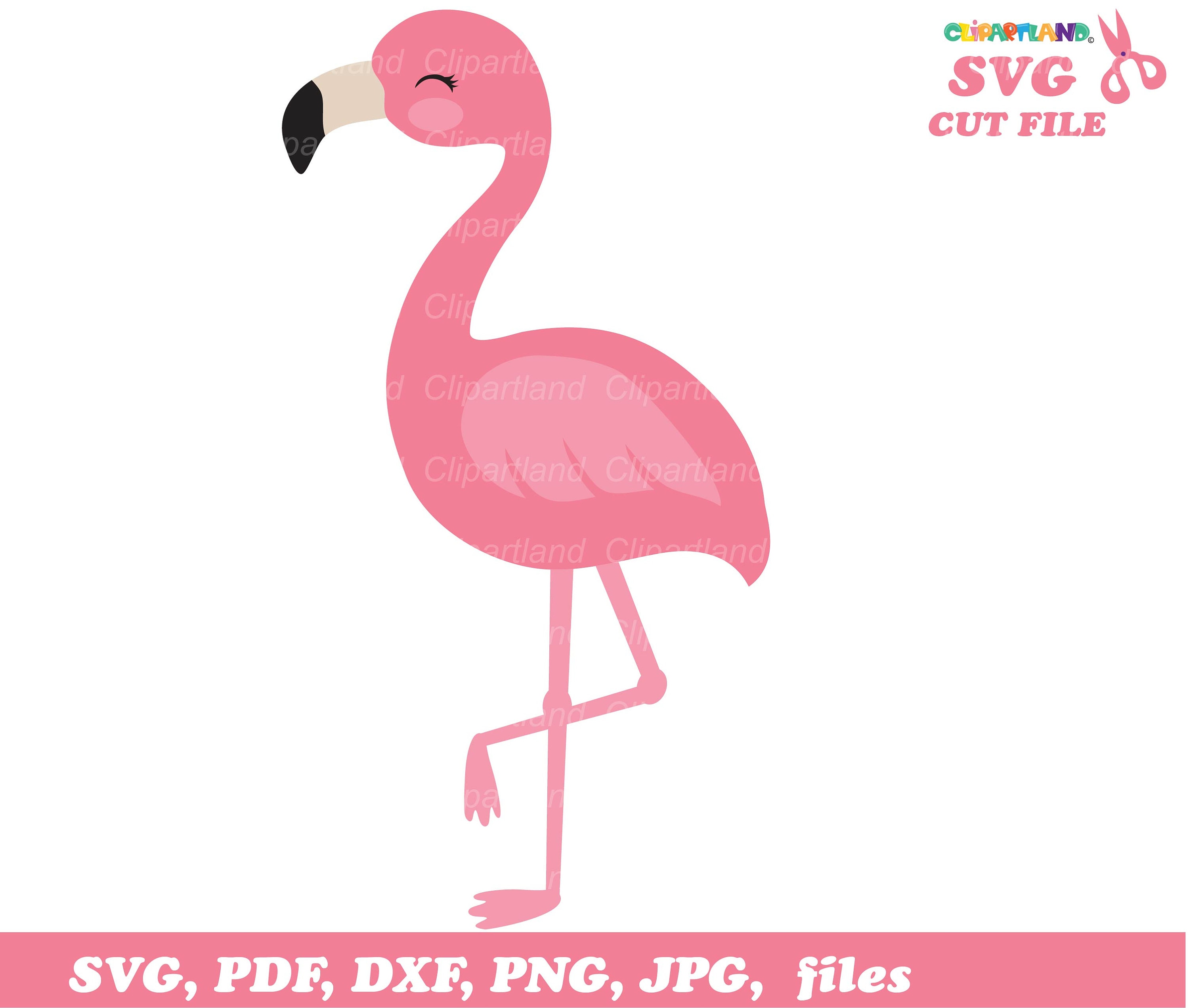 INSTANT Download. Flamingo Svg Cut File and Clip Art. Cf_2. Personal ...
