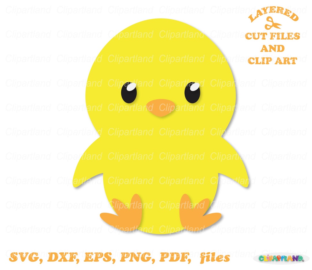 INSTANT Download. Cute Easter Chick Svg Cut File and Clip Art. C_35. - Etsy