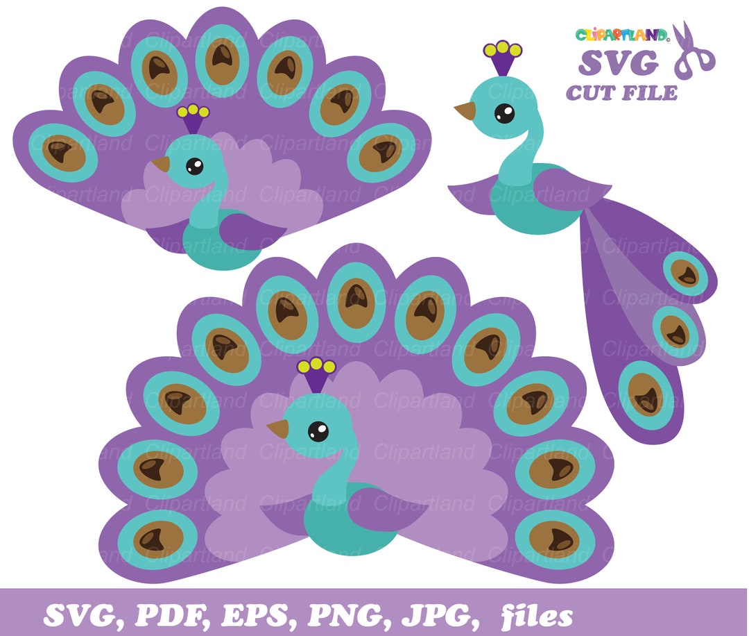 INSTANT Download. Peacock Svg Cut Files. Cp_2. Personal and Commercial ...