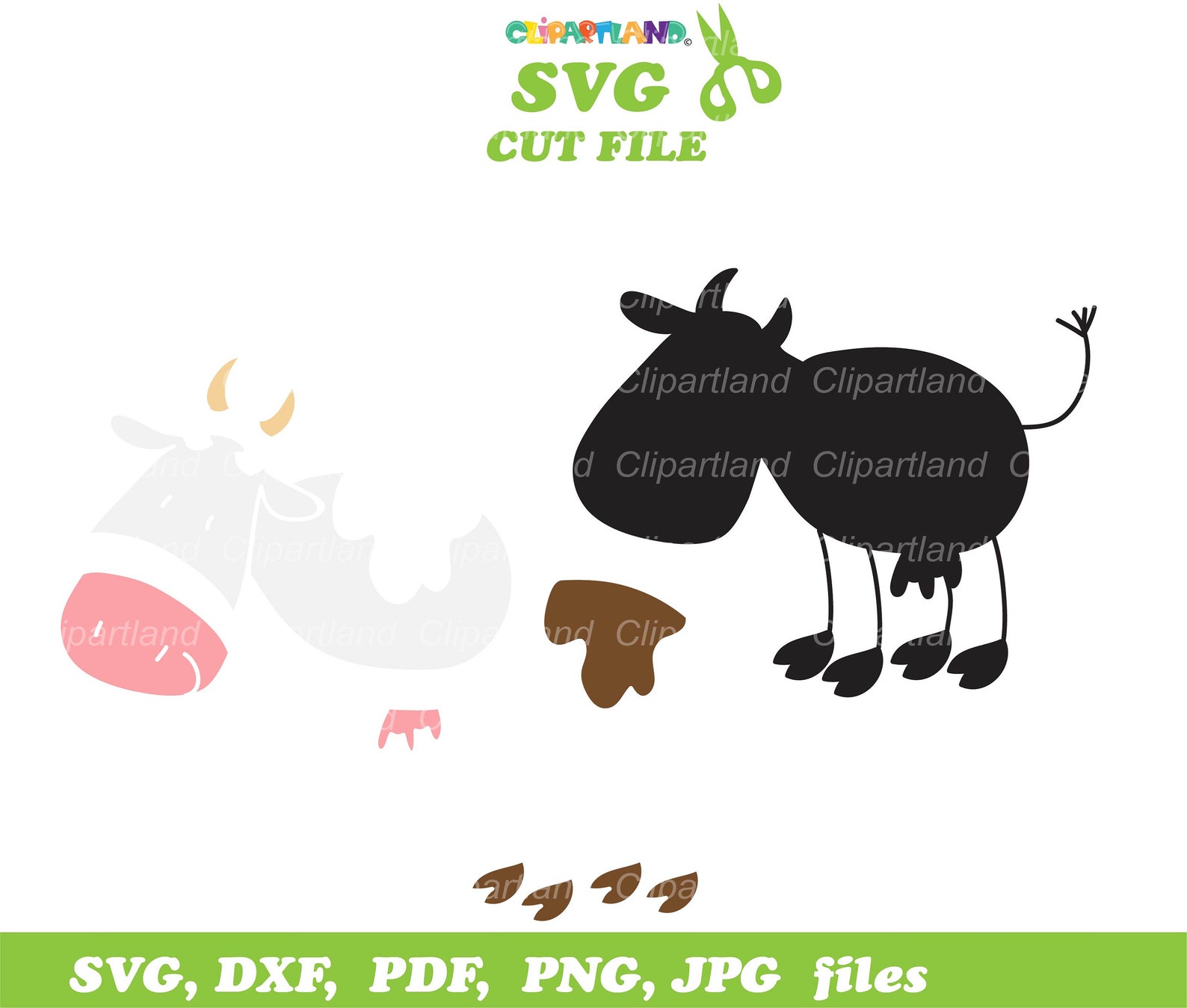 INSTANT Download. Stick Figure Farm Animals Svg Cut Files and | Etsy