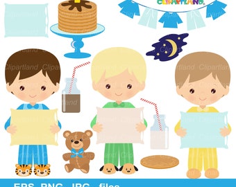 LLAMA Clipart Commercial Use Pajama Party Slumber Party - Etsy