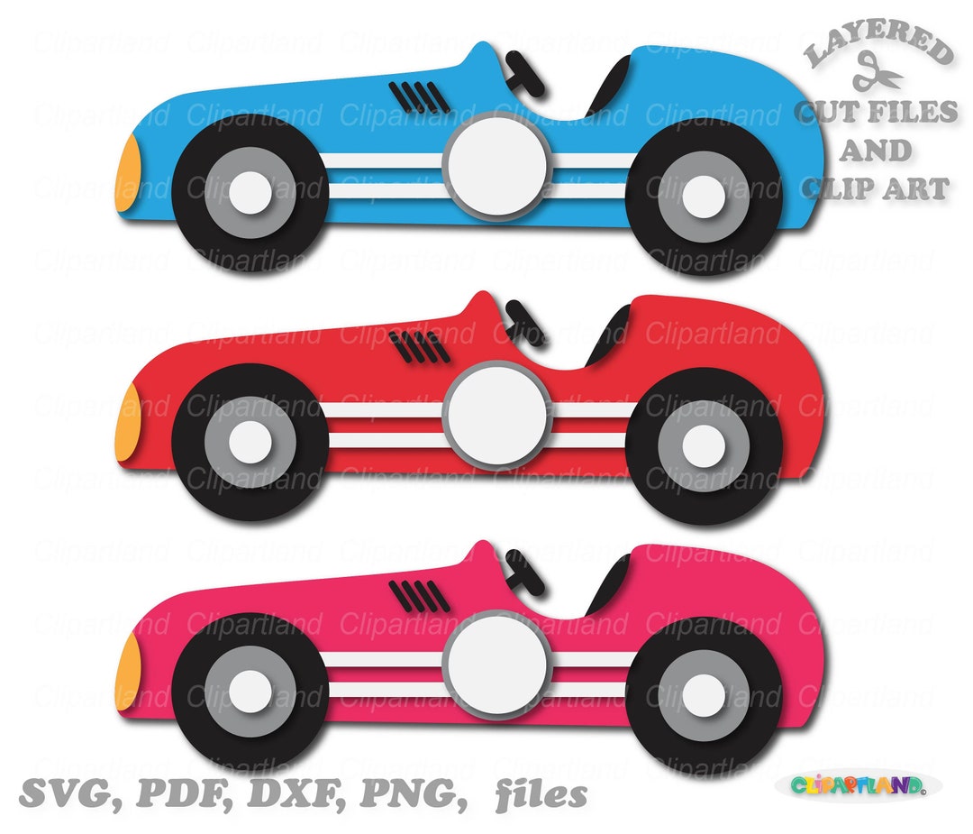 INSTANT Download. Retro Racing Sport Car Svg Cut File and Clip Art ...