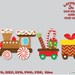 INSTANT Download. Gingerbread Train. Christmas Train Svg, Dxf Cut Files ...