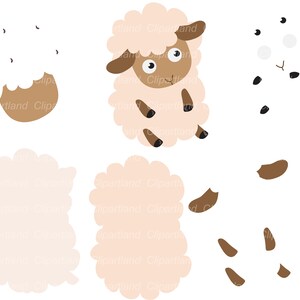 INSTANT Download. Cute Little Sheep Svg Cut File and Clip Art ...