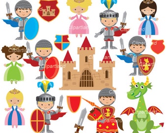 Knights Clipart | Etsy UK