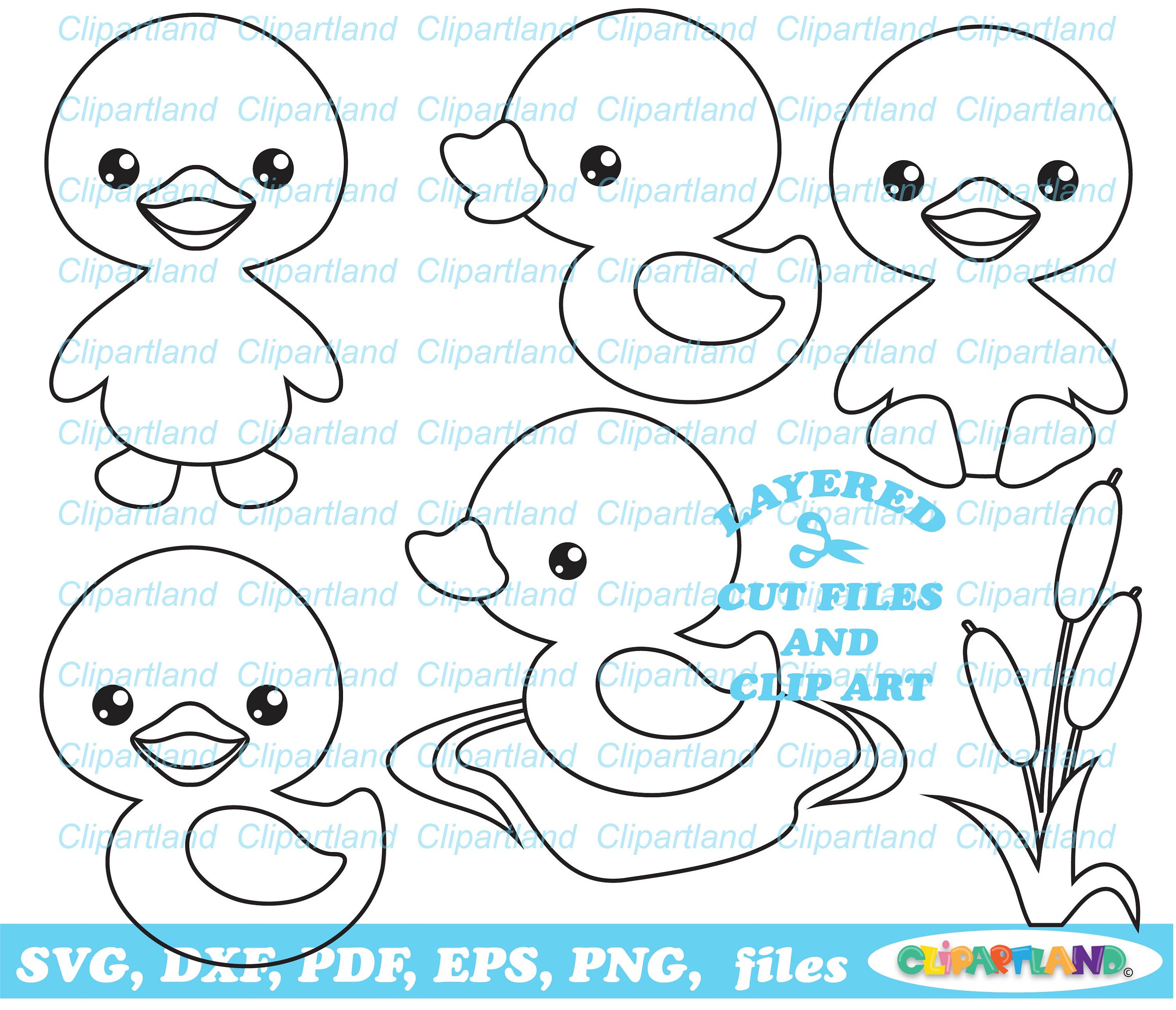 Duck Outline Printable