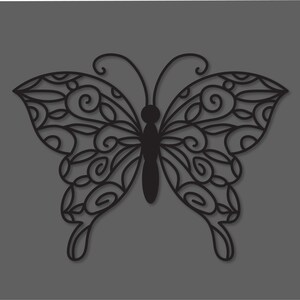 Filigree Butterfly SVG Cut File, Silhouette Art (digital Download) - Etsy