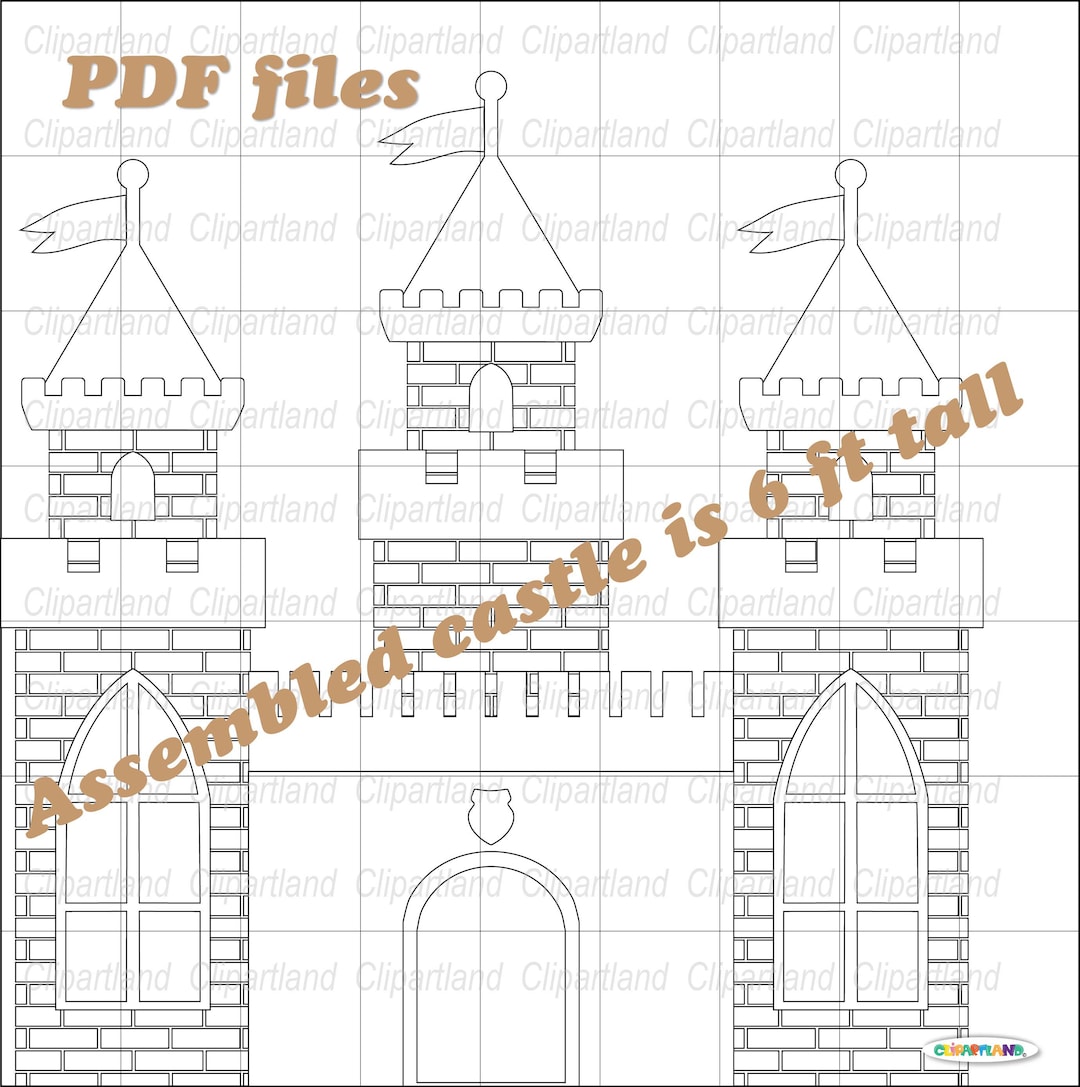 INSTANT Download. Castle Pdf. C_14 - Etsy
