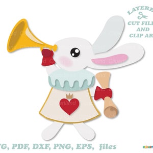INSTANT Download. Cute White Rabbit Svg Cut File and Clip Art ...