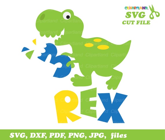 INSTANT Download. Three Rex Dinosaur Silhouette Layered Svg - Etsy