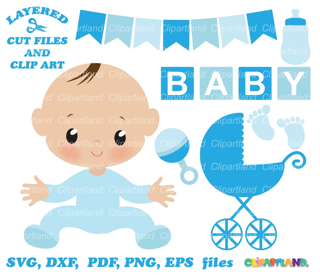 INSTANT Download. Commercial License is Included! Cute Baby Boy Svg Cut ...