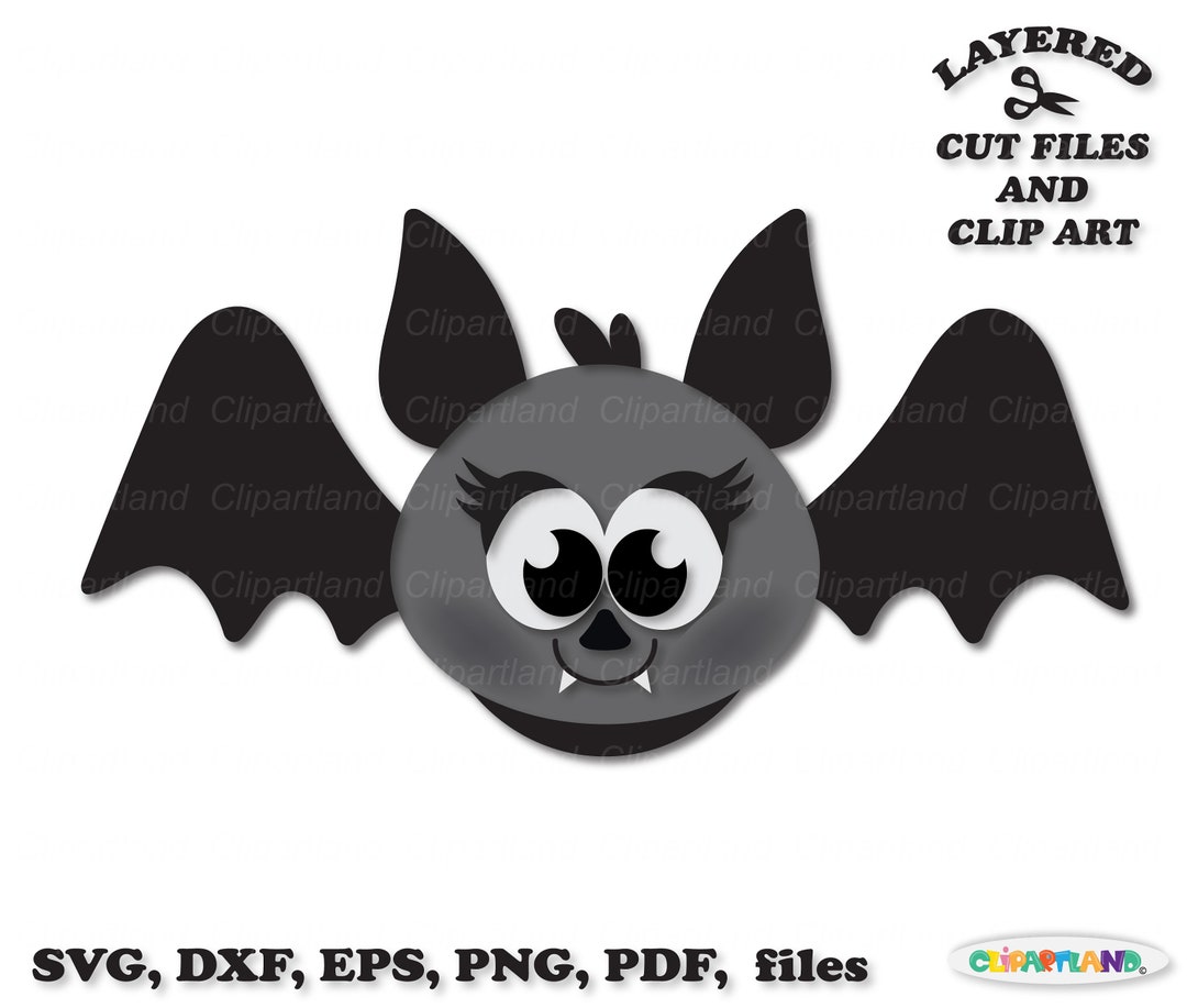 INSTANT Download. Cut Halloween Vampire Bat Cut Files and Clip Art. B ...