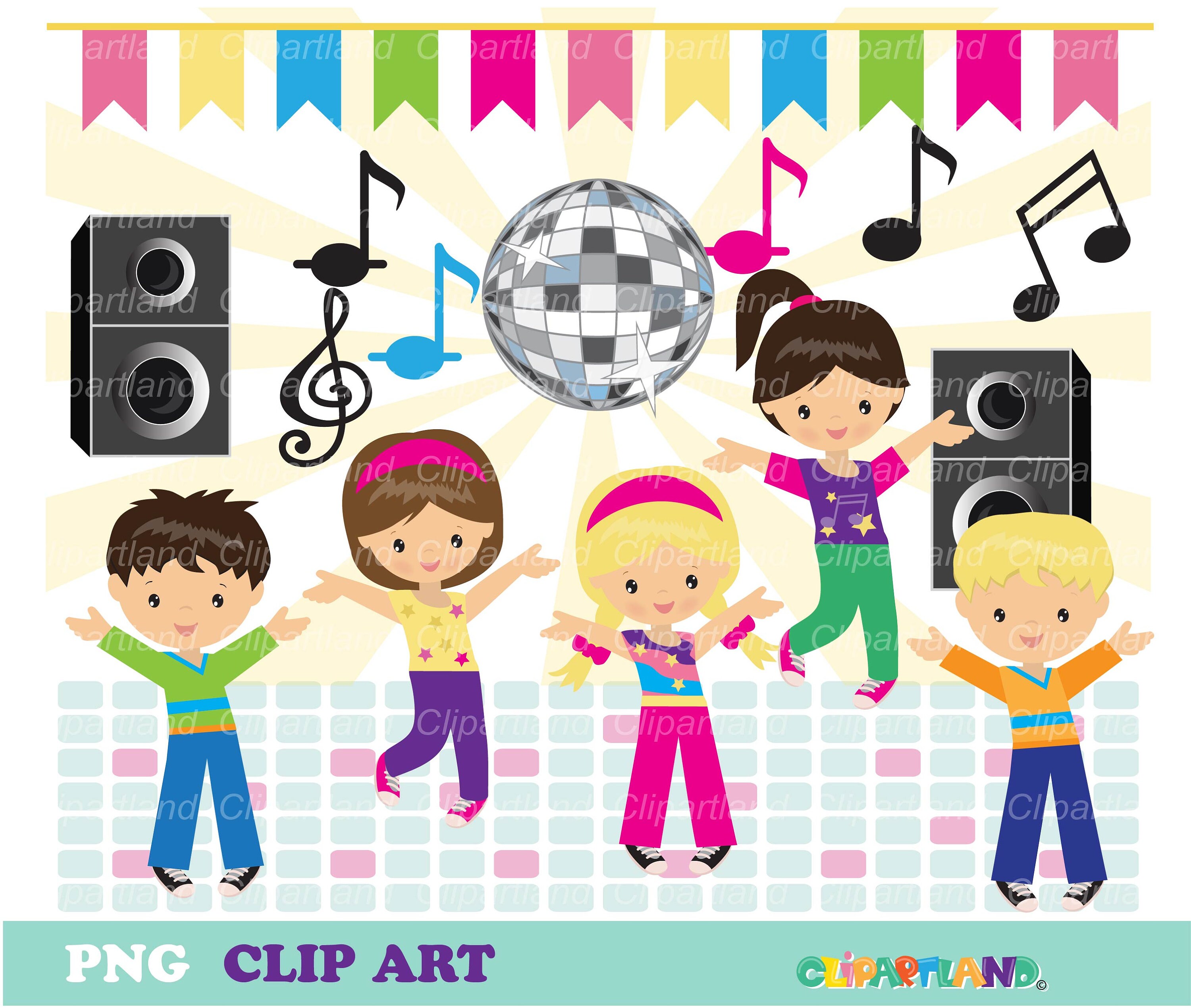 Clip Art Dance Party