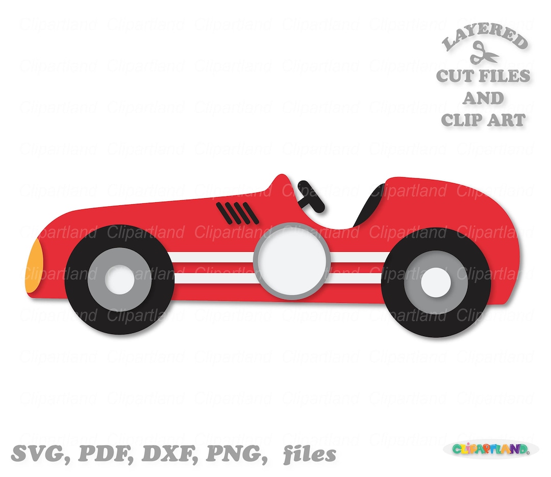 INSTANT Download. Retro Racing Sport Car Svg Cut File and Clip Art ...