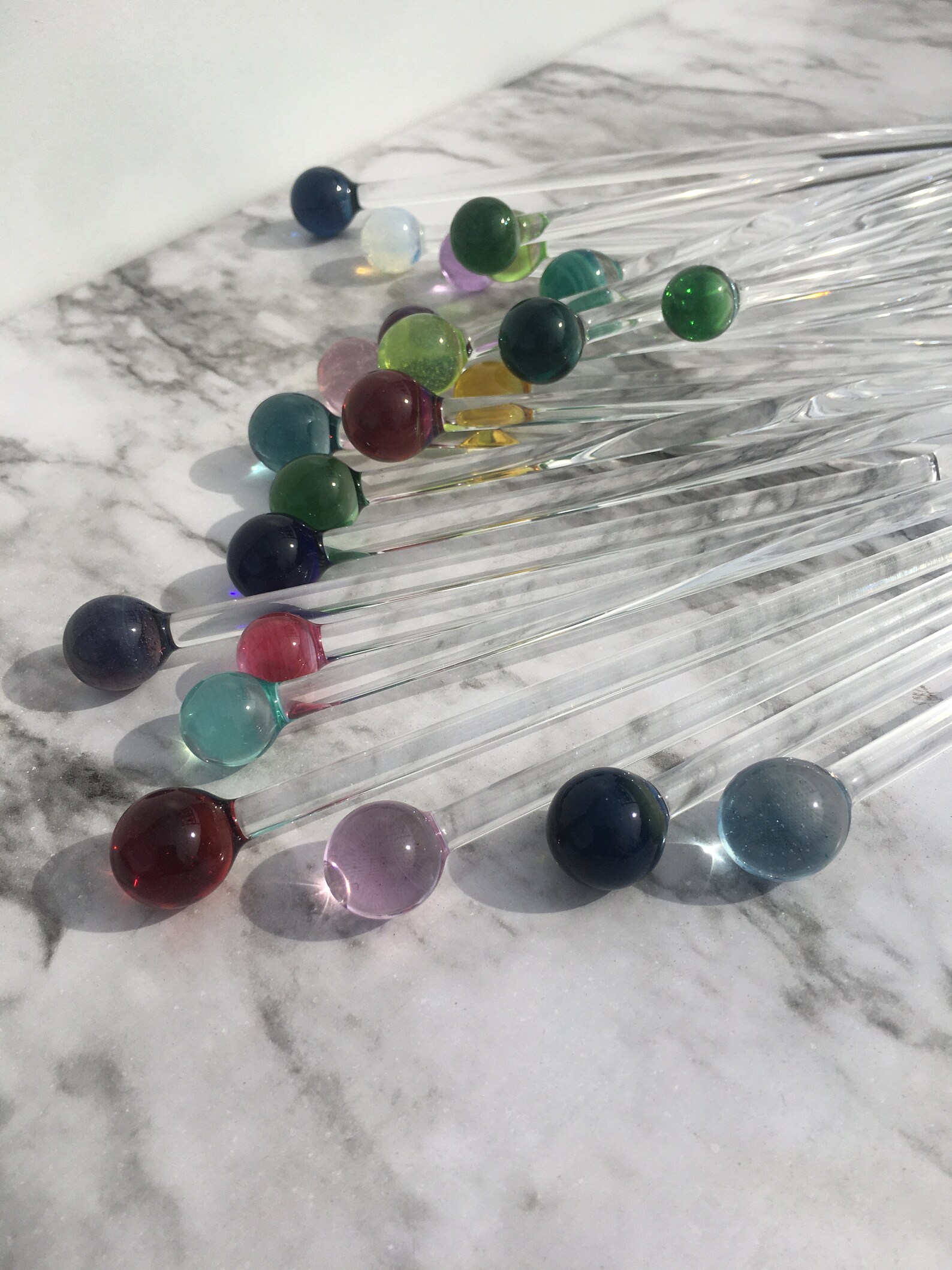 Glass Drink Stirrer / Swizzle Stick | Etsy