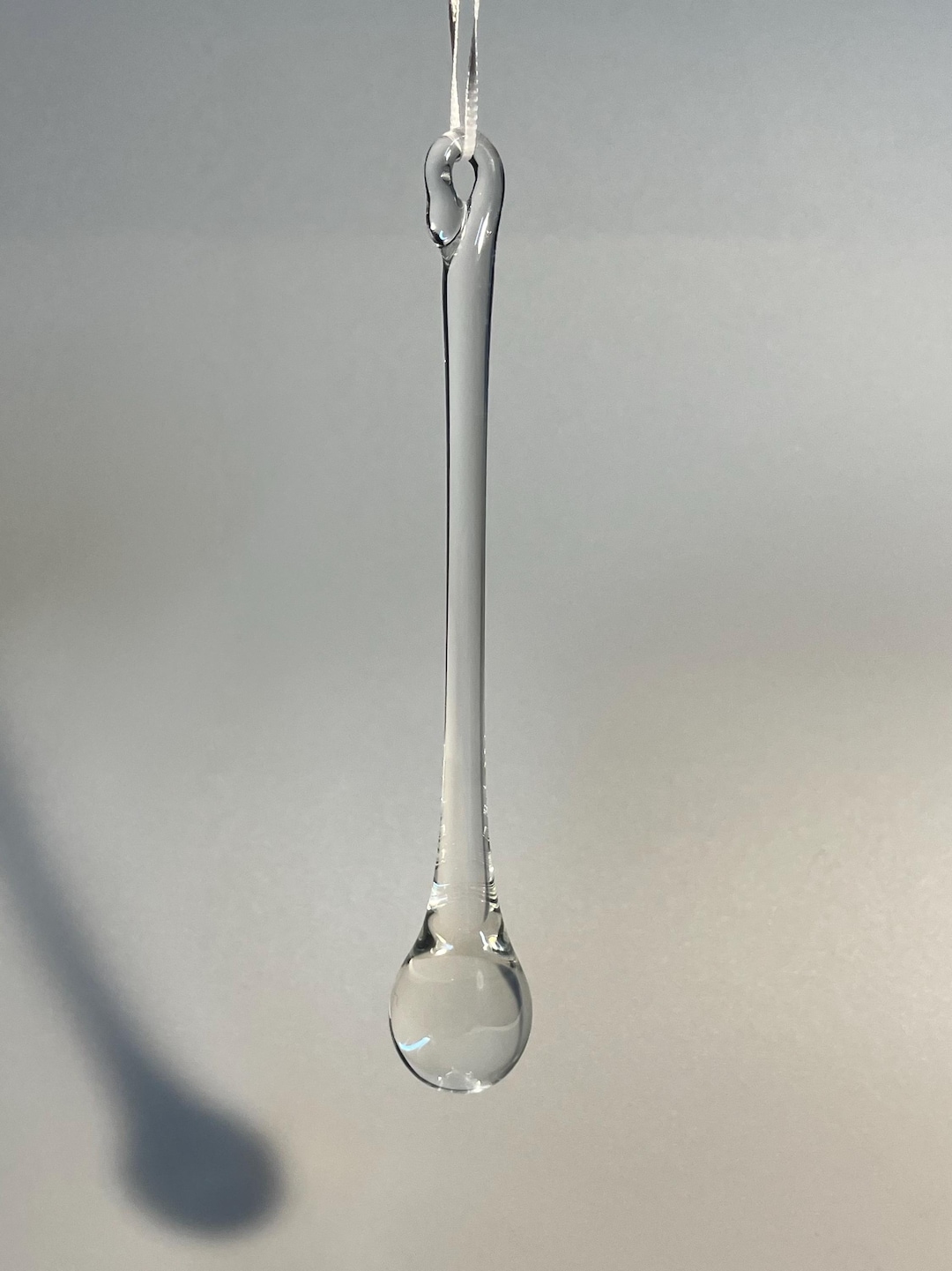 Glass Teardrop Ornament - Etsy