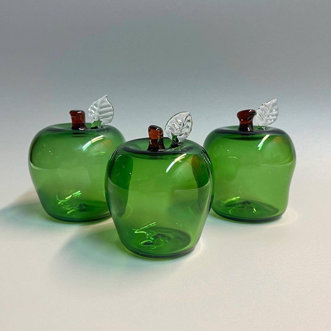 Green Apple Sculpture - Etsy