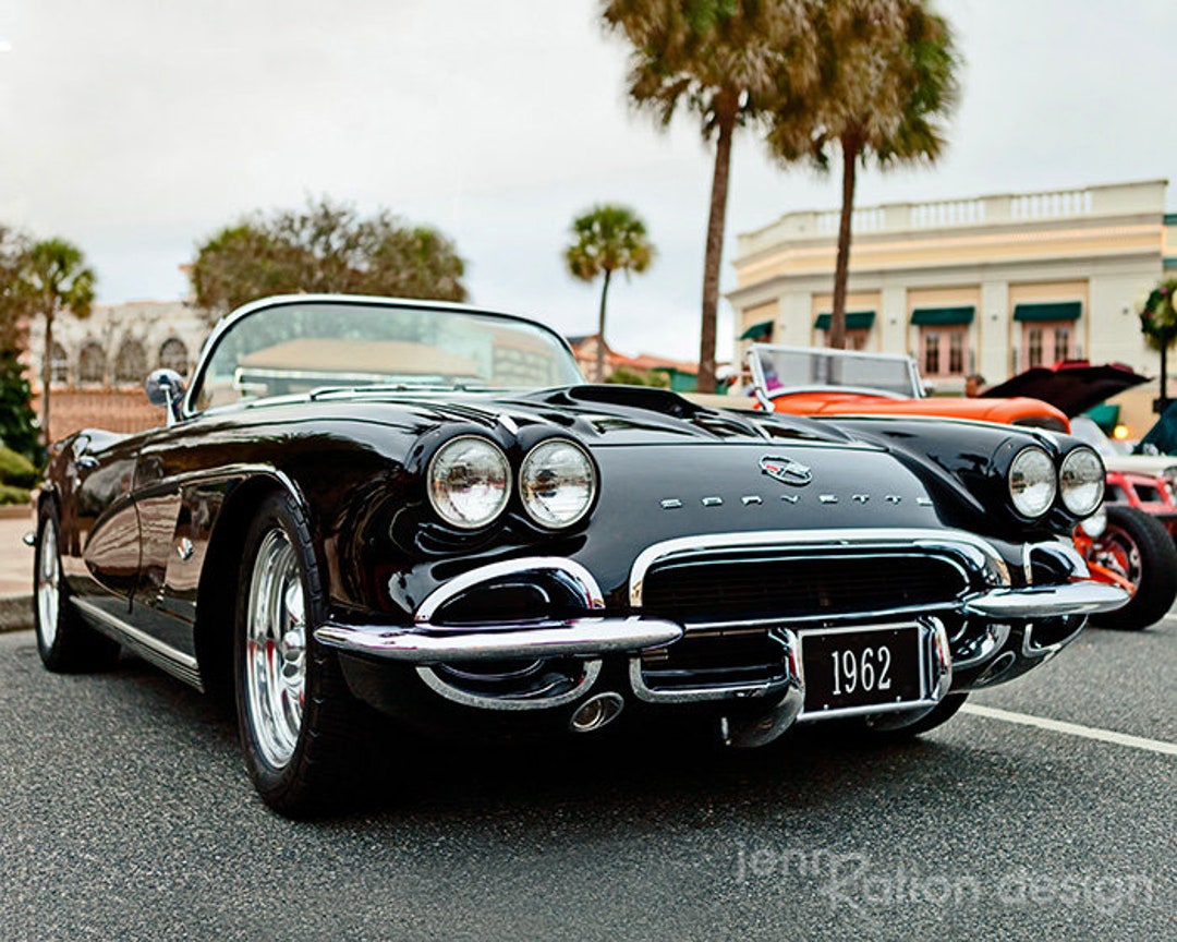 Corvette Photo, Car Photography, Black Vette, Classic Corvette ...