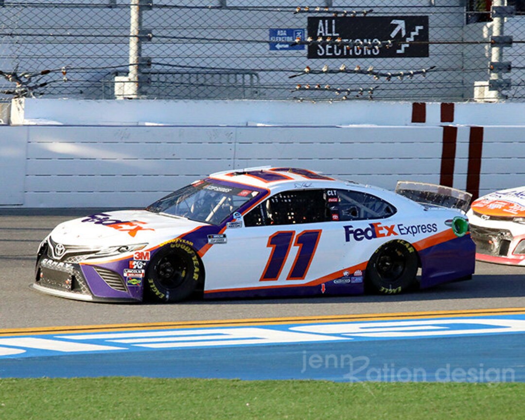 Denny Hamlin 11 Fedex Car NASCAR Photography Racing - Etsy Denny Hamlin 11 Fedex Car NASCAR Photography Racing - Etsy