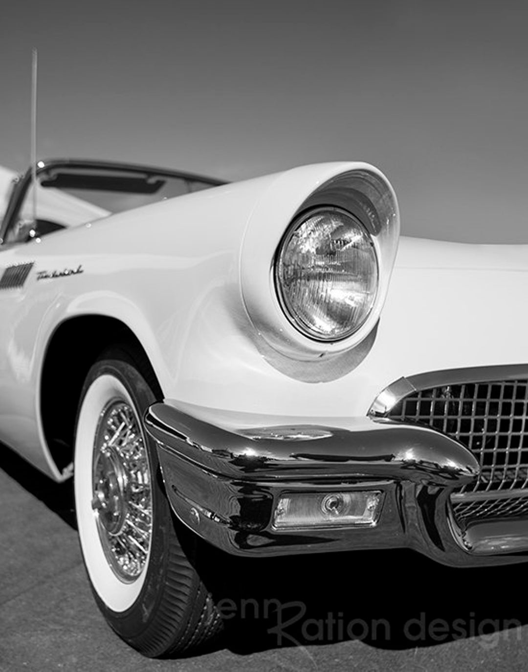 1957 Ford Thunderbird Black
