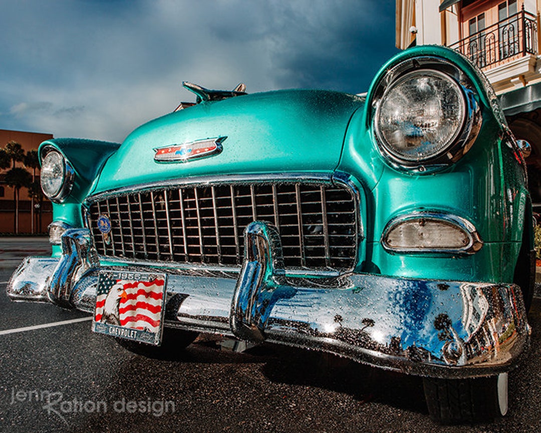 1955 Chevy Bel Air, Classic Car Photography, Antique Car Wall Art ...
