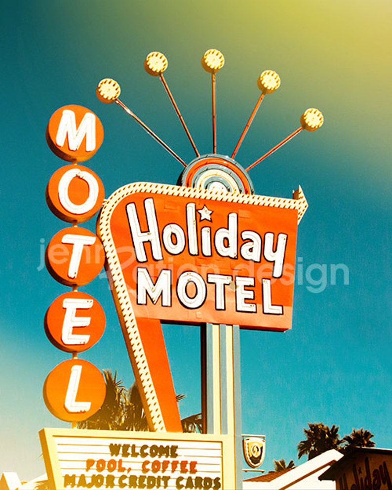 Neon Sign Las Vegas Neon Holiday Motel Las Vegas Vegas Photography ...