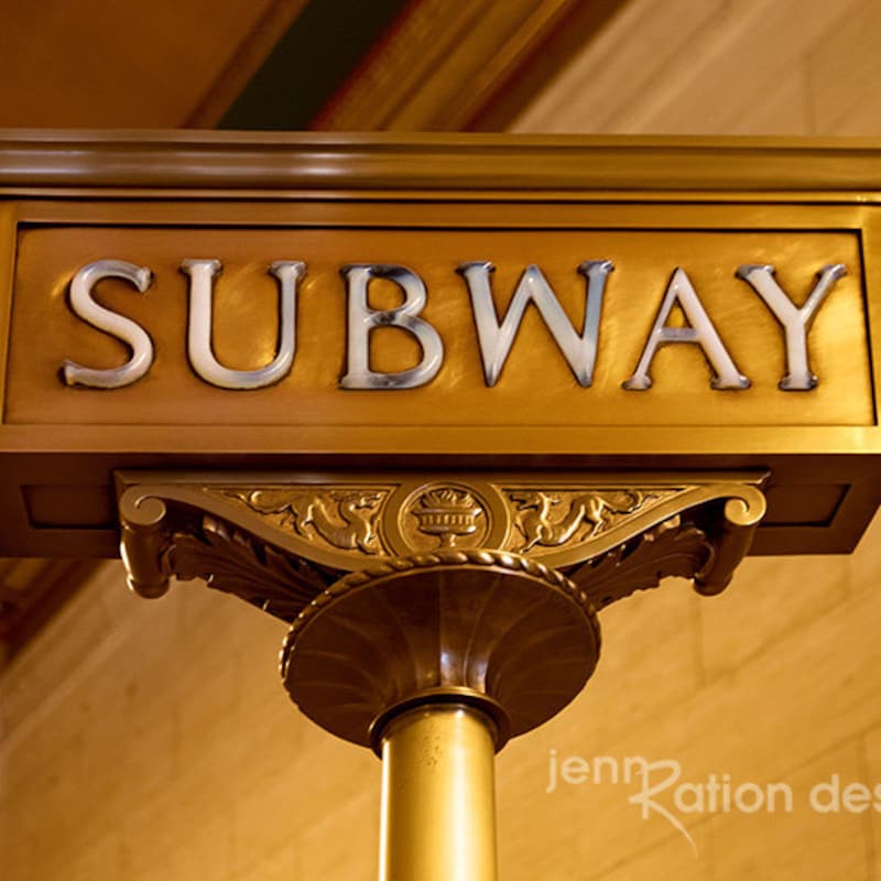 Subway Sign Art - Etsy