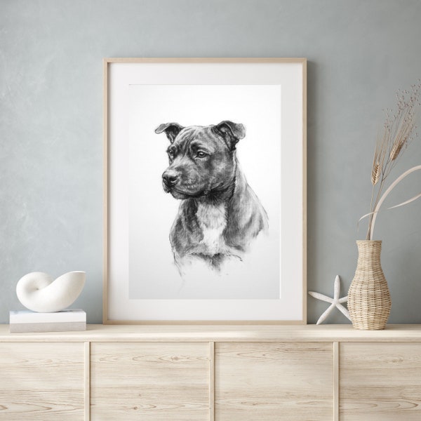 Staffordshire White Terrier - Etsy