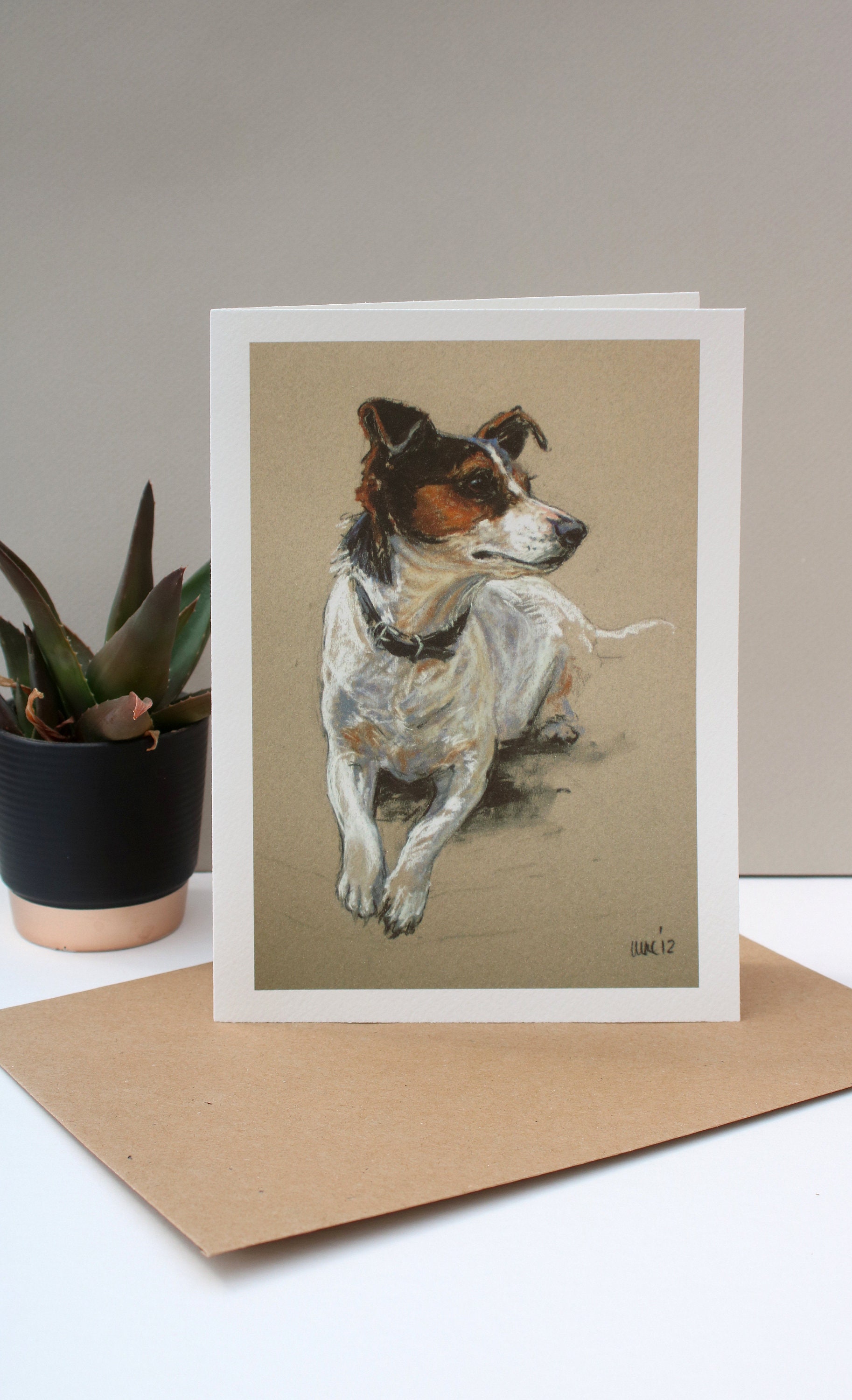 Jack Russell Terrier birthday card dog card Anniversary card | Etsy
