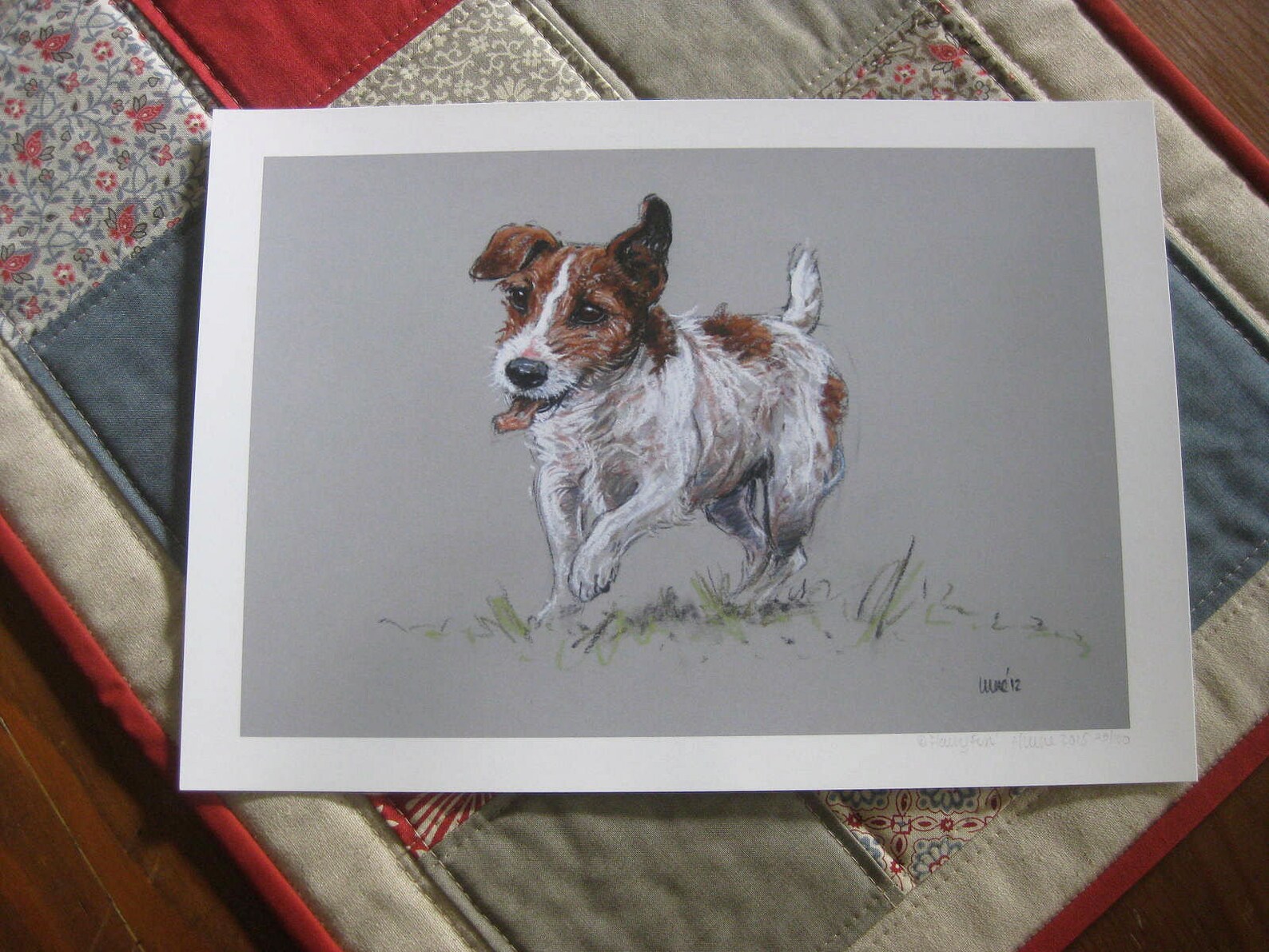 Jack Russell Terrier Dog Art Print Dog Wall Art Pet Art LE - Etsy