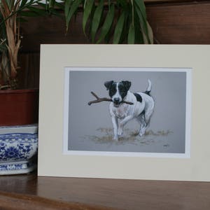 Jack Russell Terrier Dog Print, Rustic Home Decor for Dog Lover, From ...