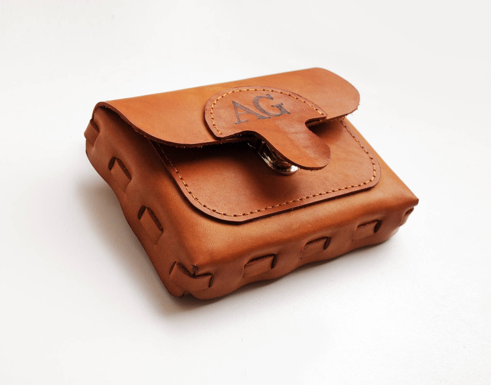 Personalized Belt Bag. Leather Hip Bag, Brown Festival Bag - Etsy