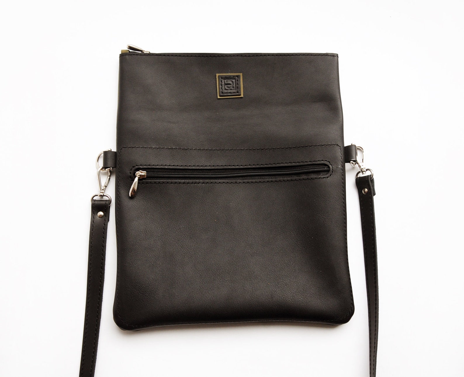 Fold Over Leather Bag Olive Green Leather Cross Body Bag - Etsy