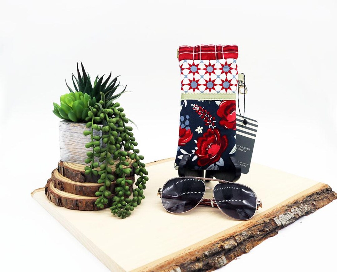 Readers Case, Squeeze Frame, Pinch Open Close Eyeglasses Case, Floral ...