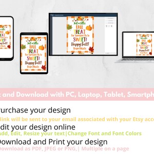 EDITABLE Fall Gift Tag Staff Appreciation Gift Teacher Appreciation ...