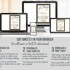 Editable Class Reunion Invitation Template Any Year College - Etsy