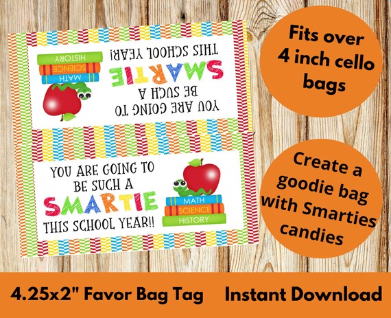 You're going to be such a SMARTIE Back to School Student Gift Instant ...