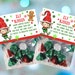 Elf Kisses Treat Bags Treat Topper Christmas Gift Tags | Etsy