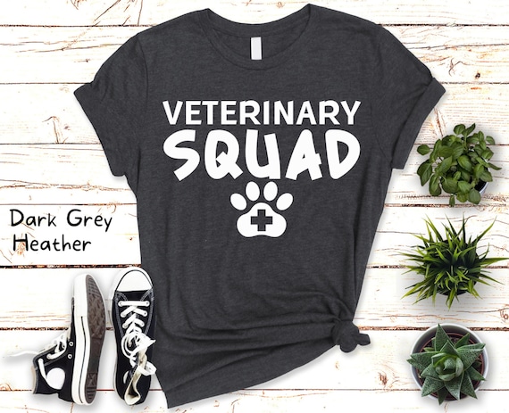 Veterinary Staff Shirt Vet Squad Shirt Veterinarian Shirt Gift for New ...