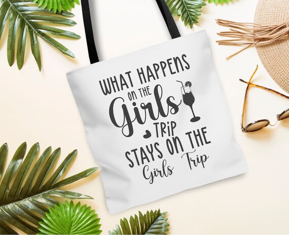 Personalized Tote Bag, Girls Trip Bag, Girls Trip Gift, Girls Weekend ...