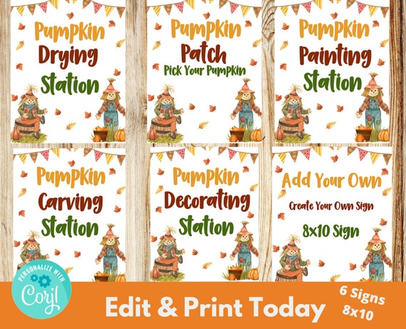 Fall Party Signs Fall Party Signs Fall Festival Sign Fall Carnival ...