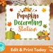 Editable Fall Party Signs Fall Festival Sign Pumpkin Party Signs Fall ...