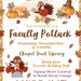 Thanksgiving Faculty Potluck Invitation, Potluck Sign up Sheet Fall ...