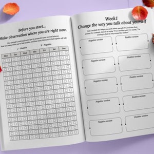 Growth Mindset Planner Printable Mindset Journal Mindset Reset Workbook ...